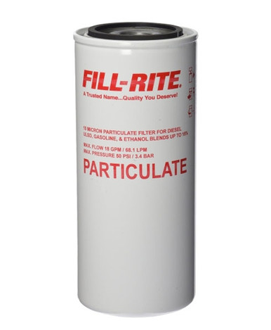 Fill-Rite F1810PM0 3/4'' 18 GPM 10 Micron Particulate Spin on Filter ...