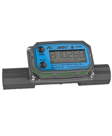 GPI TM05NQ9GMA TM Series 1 - 10 GPM 1/2'' NPT Female PVC Turbine Type ...