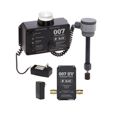 Husky 011875 BJE® 007 Audible and Visual Tank Gauge w/ 007 SV Solenoid ...