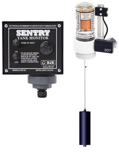 Husky 008668 BJE® Audible Battery Operated Tank Alarm with Overfill ...