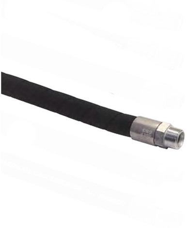 Husky CP16HW150L EagleFlex® 1'' x 150' Black Low Cost Hardwall Whip ...