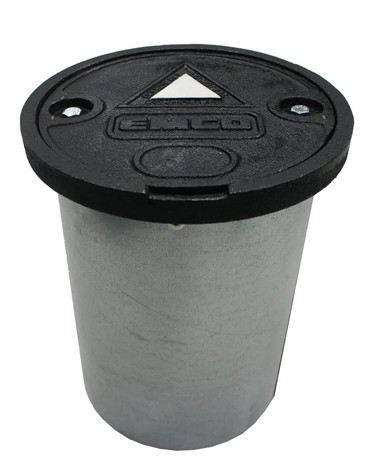 Emco A0721-018 18'' x 12'' Monitoring Well Manhole with Grey Ductile ...