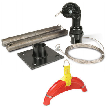 Universal 871-HB150 Hose Retriever (High hose) w/ Foot Base & 1-1/2 ...