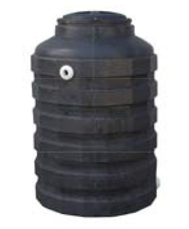 Quadel Industries QI-1009 175 Gallon Black Plastic Water Storage Tank ...