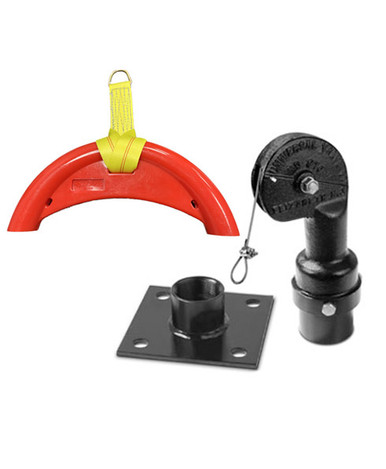 Universal 871-HC100 871 Hose Retriever w/ Base & 1'' Hose Cradle ...