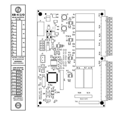 Omntec XB-RB8 Eight Channel Relay Board for PROTEUS-X Controller ...