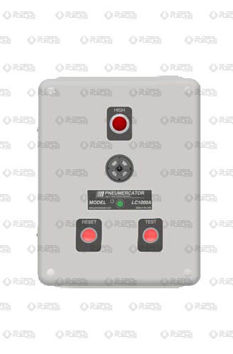 Pneumercator LC1000-A-03-10-0 95-250VAC Single Channel Alarm Console w ...