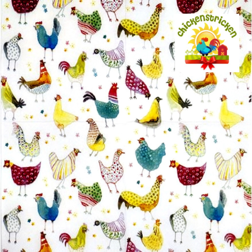 Chicken Motif Napkins
