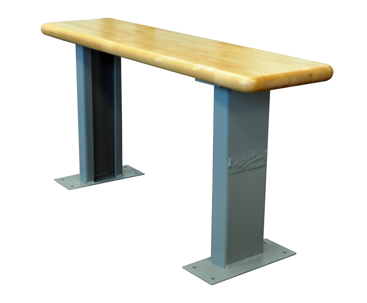 Locker Bench with Steel Pedestals