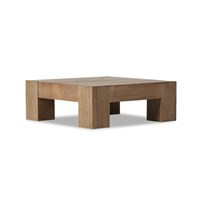 Abaso Sml Sqr Cff Table-Rstic Wormwood
