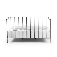 Zara Iron Bed-Midnight Iron-King