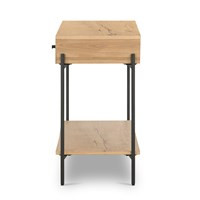 Eaton Console Table-Light Oak Resin