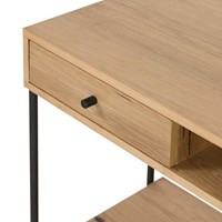 Eaton Console Table-Light Oak Resin