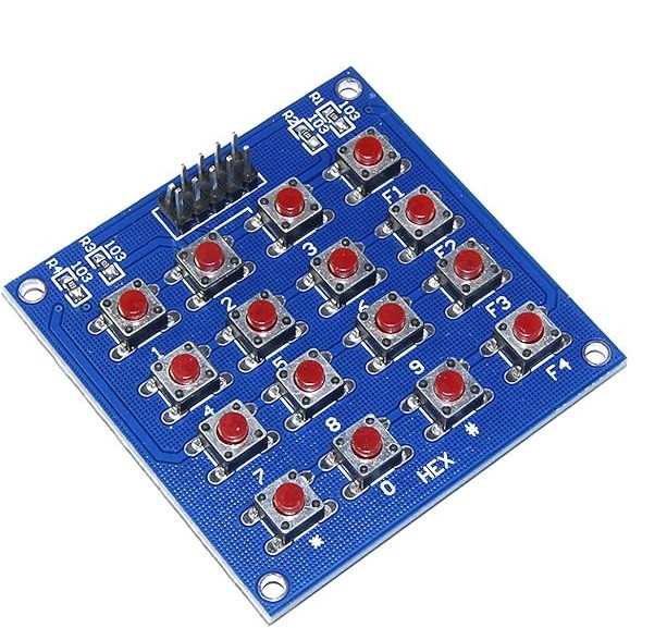 Keyboard 4x4 Matrix KeyPad 53x53mm 16-key