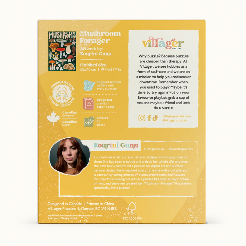 Mushroom Forager Puzzle - Spruce Collective