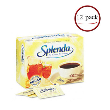 Splenda 82241100 Artificial Sweetener 12/100 Count Boxes