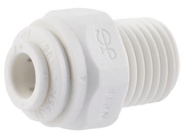 John Guest Push-Fit Male Connector 1/2" Tube x 1/2" NPTF