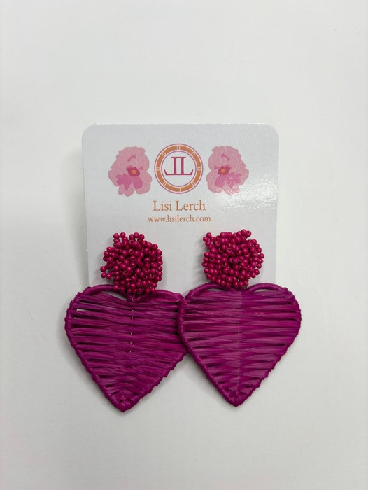Purple Bead Top with Purple Woven Heart - Sample Sale Final Sale - Lisi ...