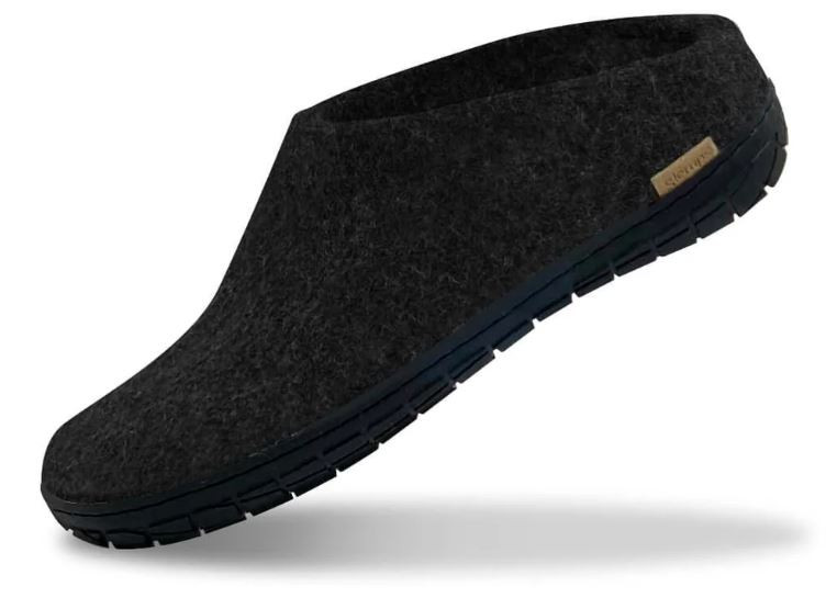Glerups Men's Slip-On Slippers with Rubber Sole - Roam Vermont