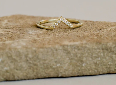 Jax Kelly Gold Lambda Ring - Roam Vermont