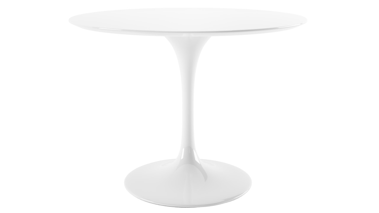Tulip Fiberglass Dining Table , 48" Round
