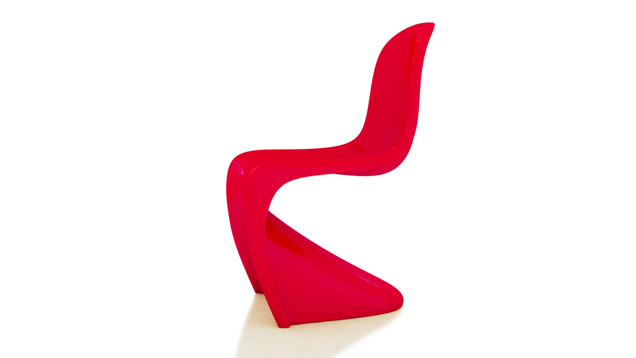Wave Chair, Red