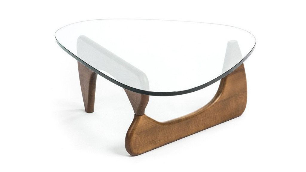 Triangle Coffee Table, Walnut