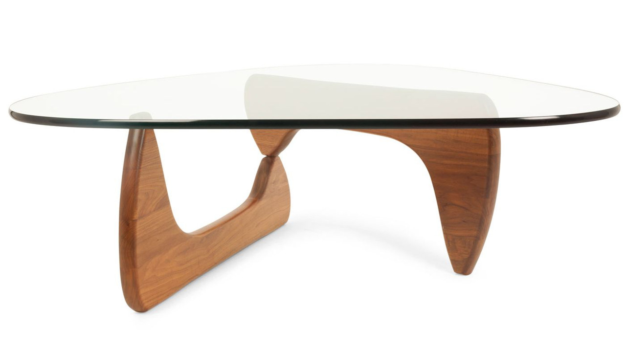 Triangle Coffee Table, Walnut