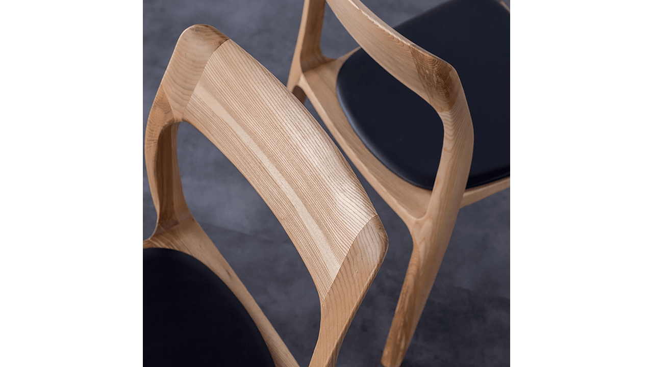 H Dining Chair, Natural