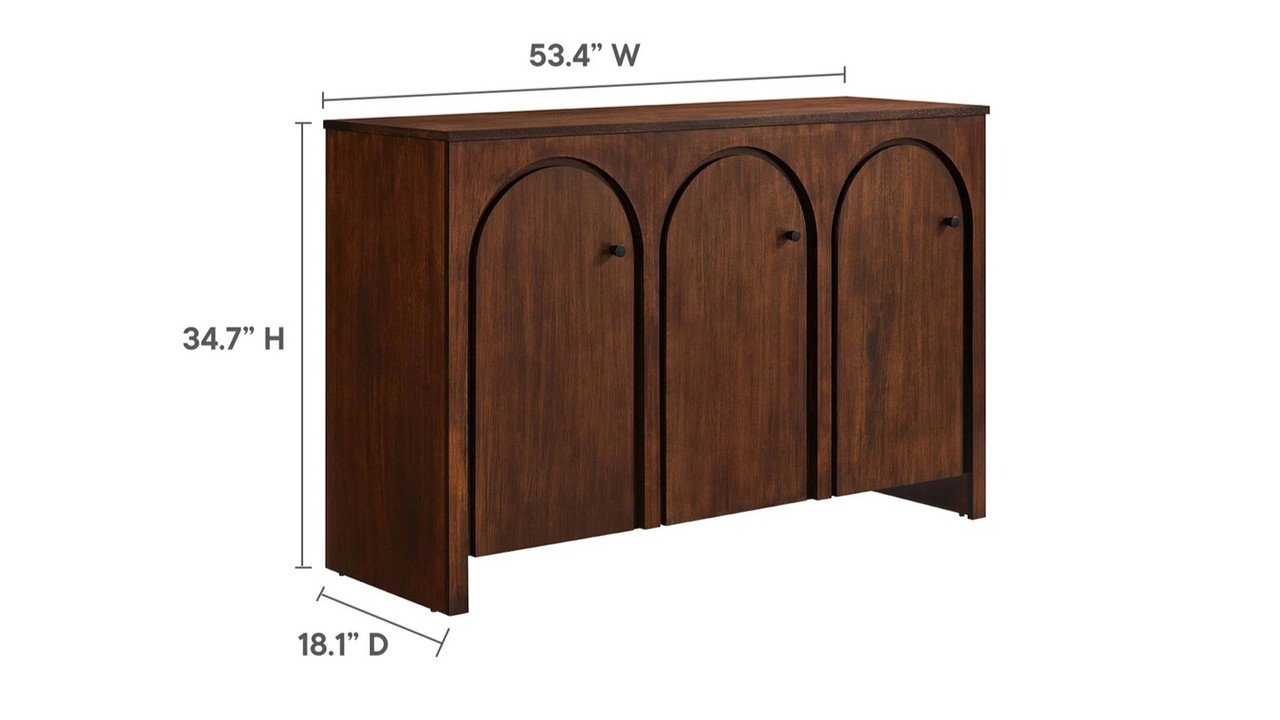 Zora 53" Sideboard, Walnut