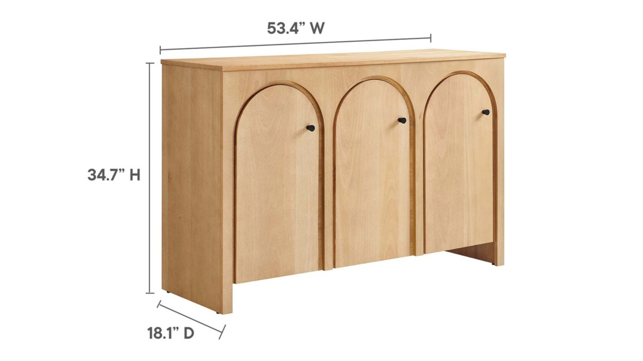 Zora 53" Sideboard, Natural