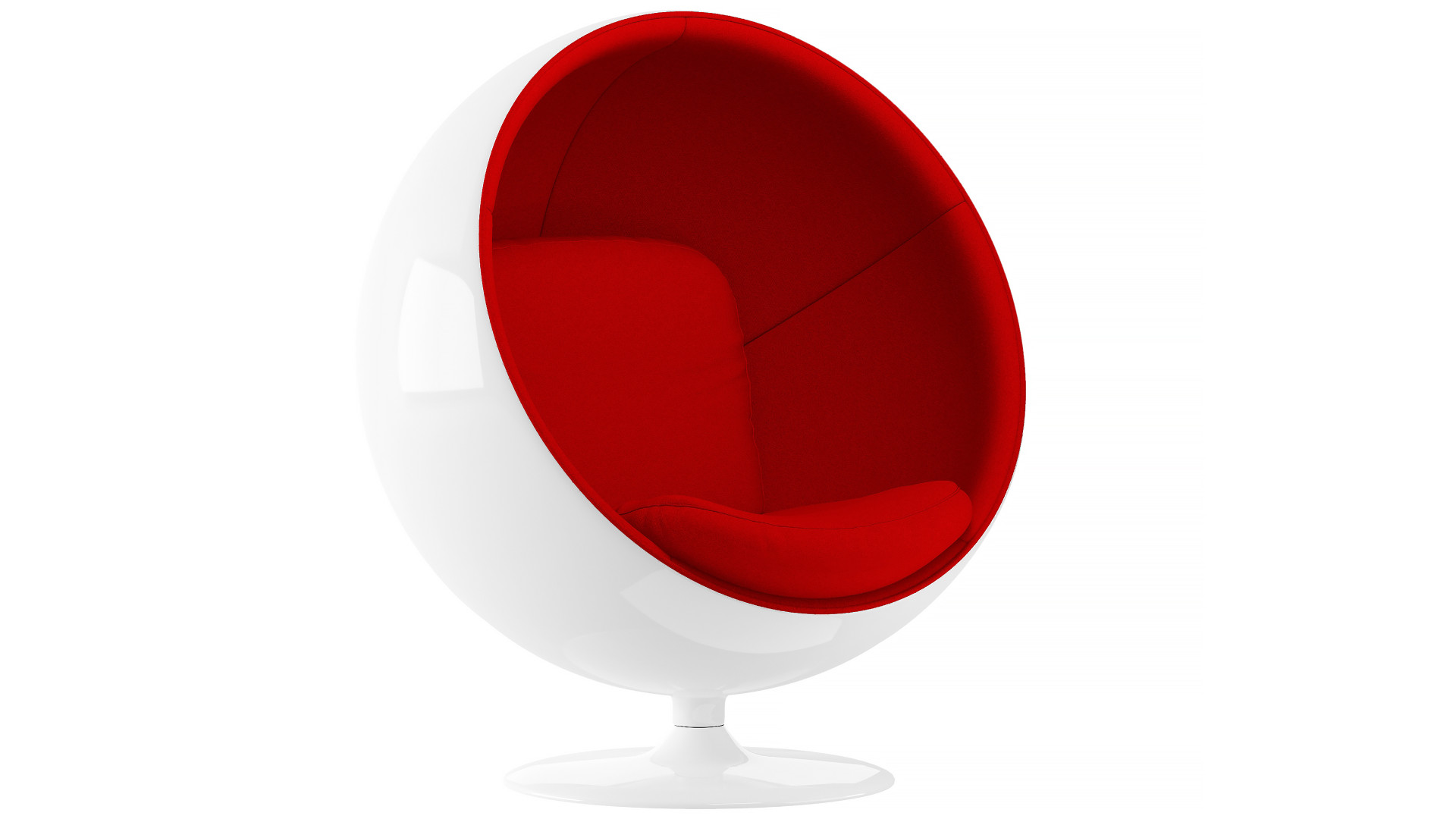 Globe Chair, Red