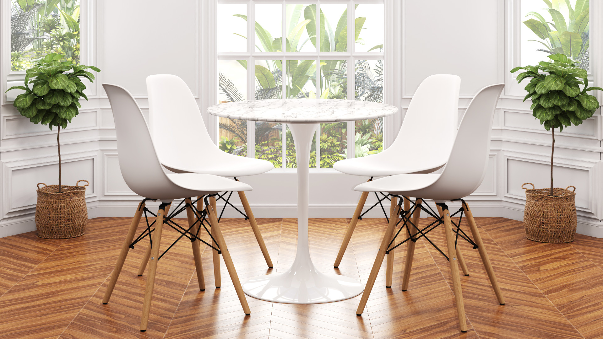 Tulip Marble Dining Table - 40" Round