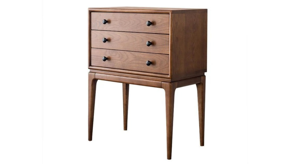 H Solid Wood Drawer, Walnut