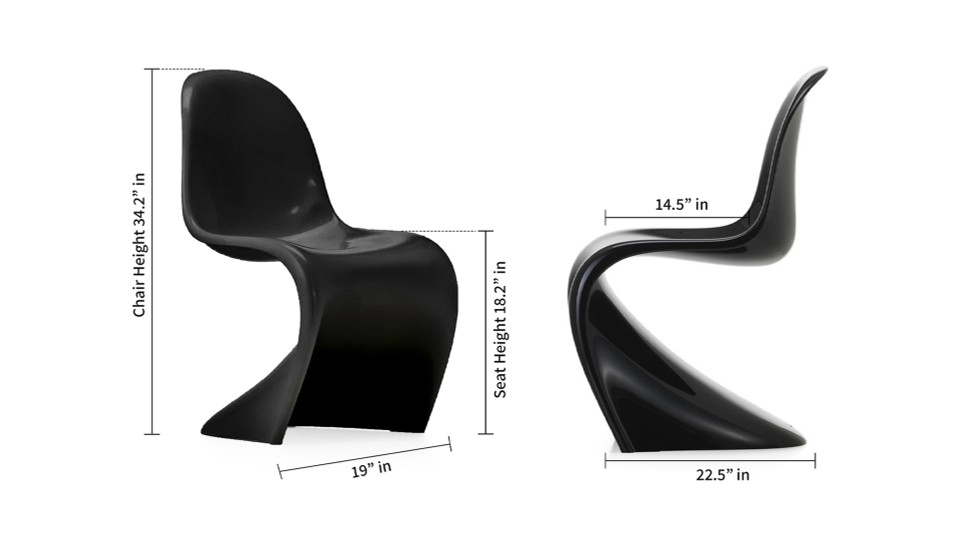 Wave Chair, Black