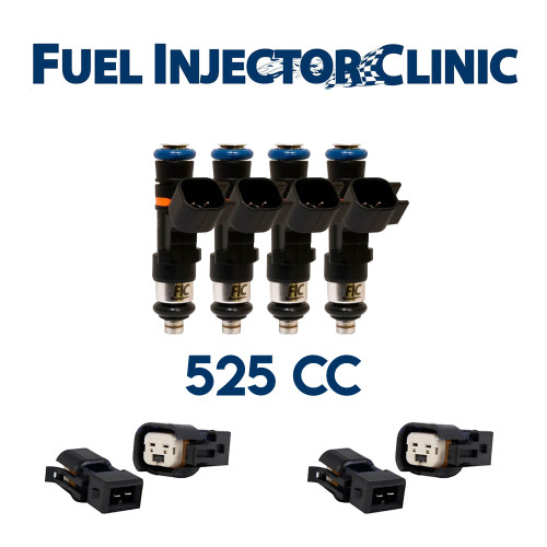 Fuel Injector Clinic 525cc Injector Set: Genesis Coupe 2.0t BK1 ...