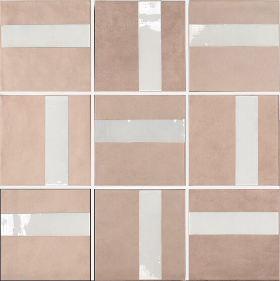Moderna Ellen Rosa Porcelain Wall Tile Decors in Liverpool