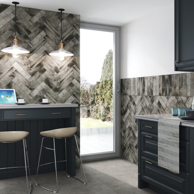 Planet Spanish Graphite Ceramic Wall Tiles in Liverpool