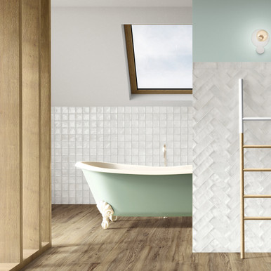 Sevi Blanco Gloss Moroccan Style Ceramic Wall Tiles in Liverpool