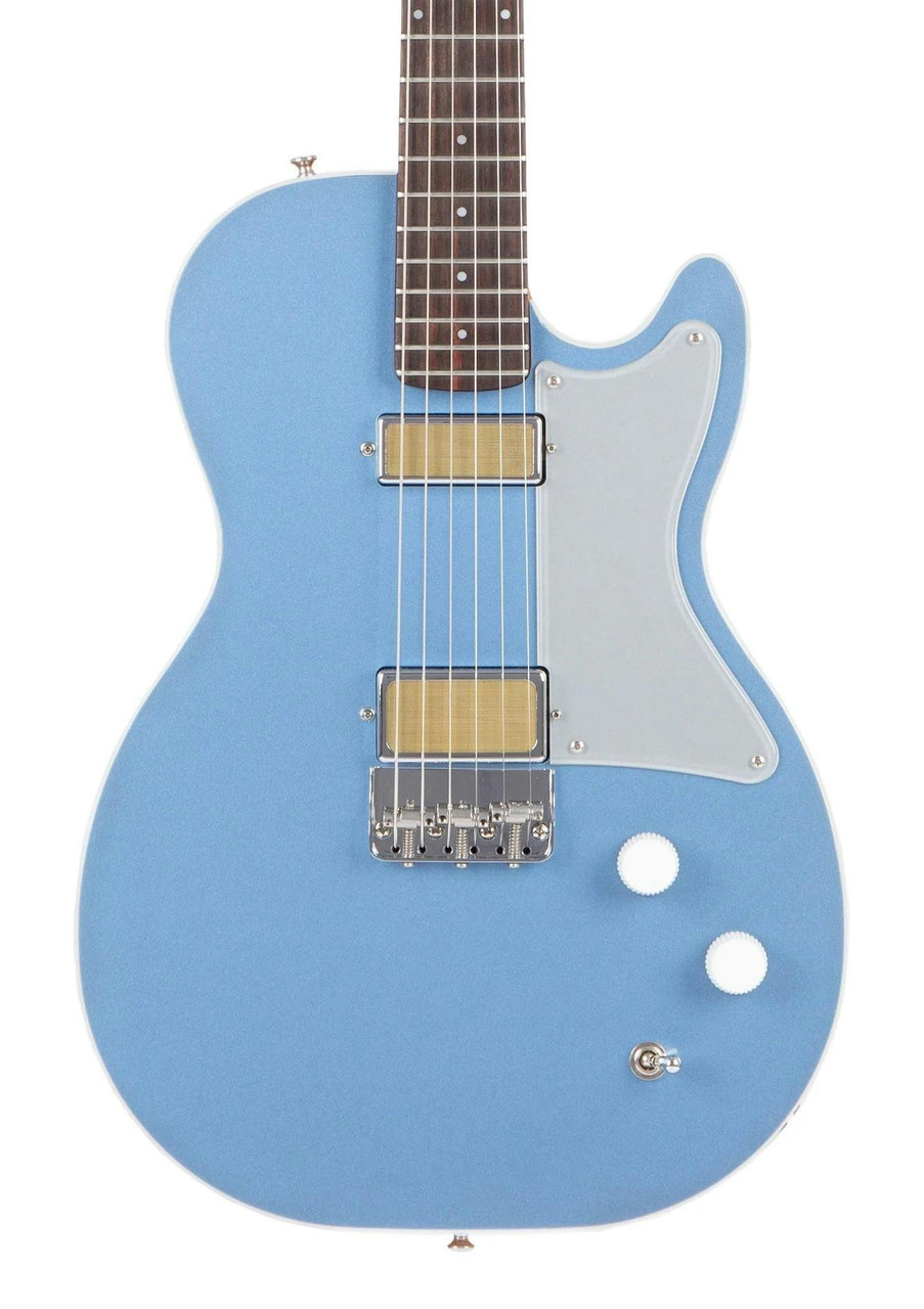 Harmony Standard Jupiter Thinline Electric Guitar in Sky Blue ...
