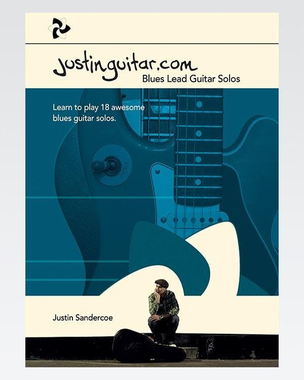 JustinGuitar Blues Lead Guitar Solos Book - Andertons Music Co.