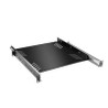 Adam Hall 19" Rack Tray 1U with Pull-out Rails - Andertons Music Co