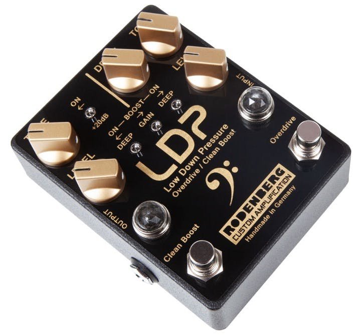 Rodenberg LDP Overdrive Clean Boost Bass Pedal - Andertons Music Co.