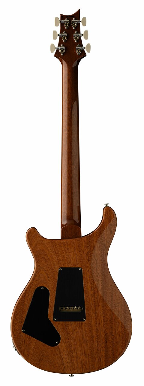 PRS Custom 24-08 Electric Guitar in Black Top Natural Back - Andertons ...