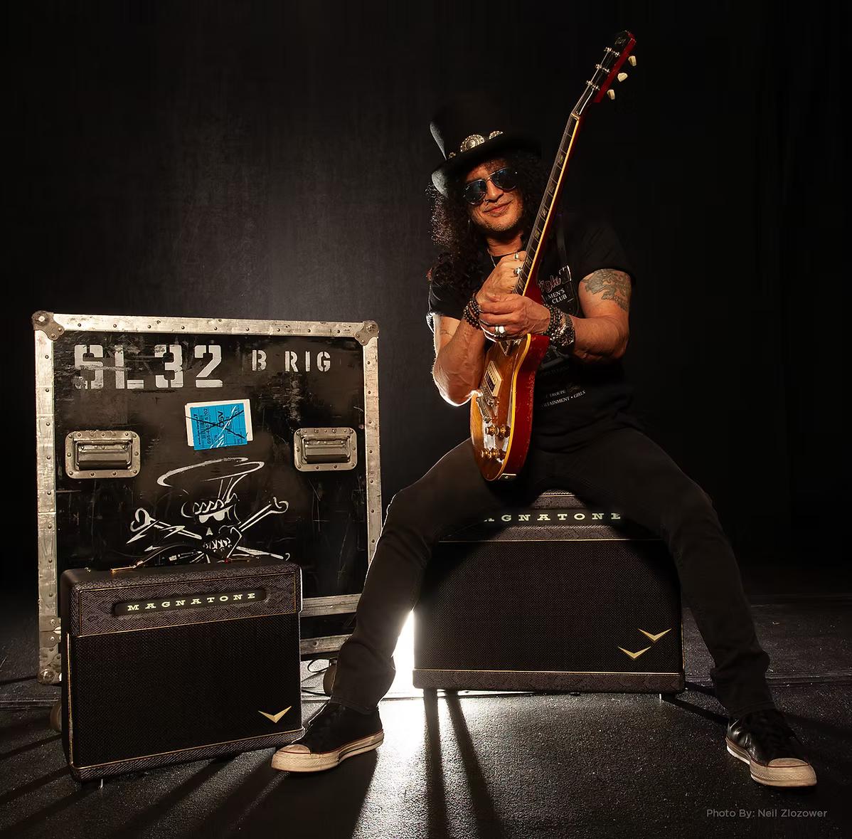 Magnatone Slash Signature Baby M-80 1 x 10 Combo in Purple Python ...