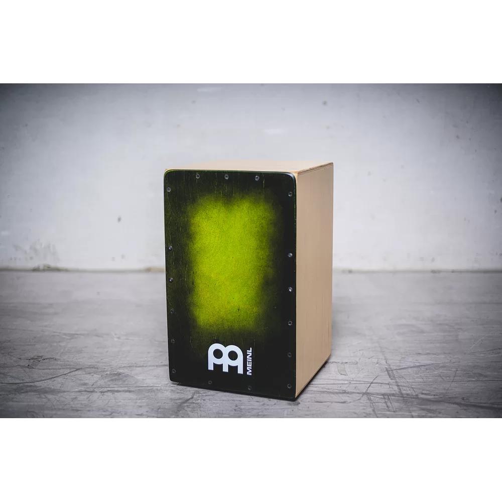 Meinl Percussion Snarecraft Cajon, Green Burst - Andertons Music Co