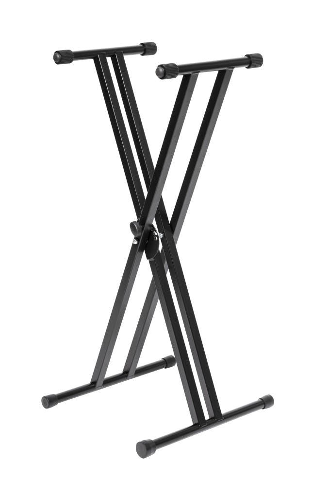 Stagg KXS-A6 Double-Braced X-Style Foldable Keyboard Stand in Black ...