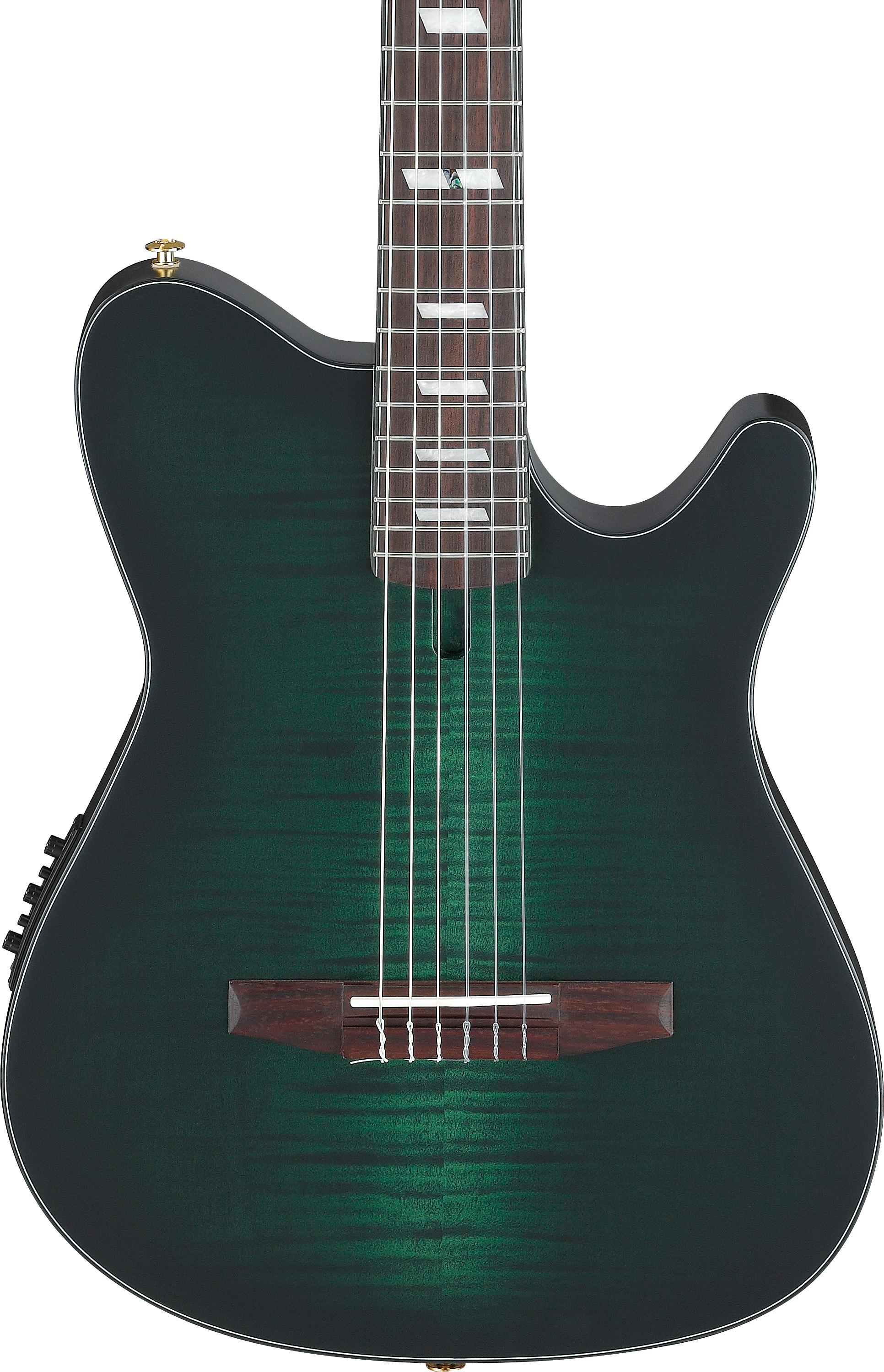 Ibanez FRH20FMN-DGL FRH Series Electro-Acoustic in Deep Emerald Green ...