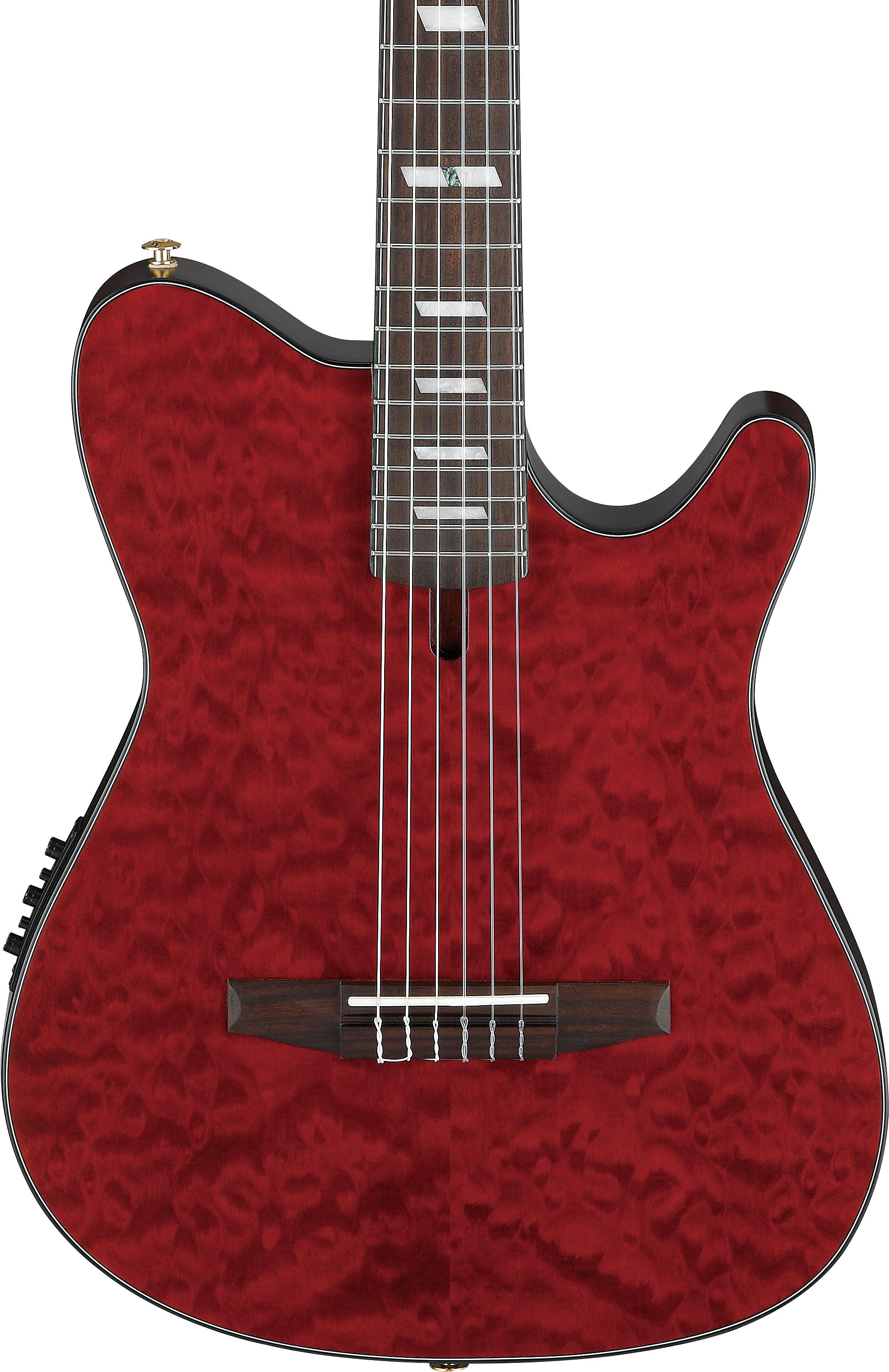 Ibanez FRH20QMN-WRL FRH Series Electro-Acoustic in Wine Red - Andertons ...