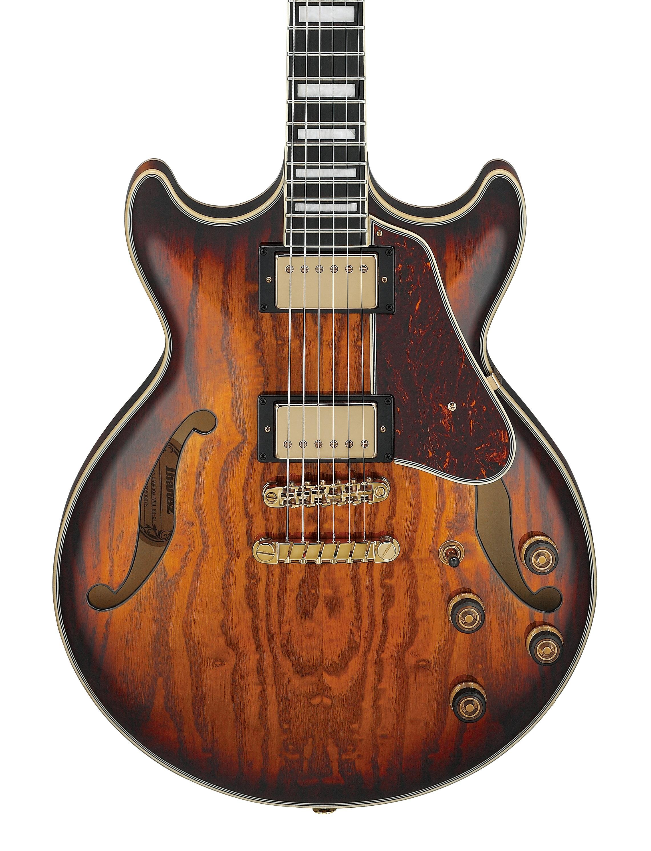 Ibanez AM93QA-VVH Artcore Expressionist Semi-Hollow Electric Guitar in ...